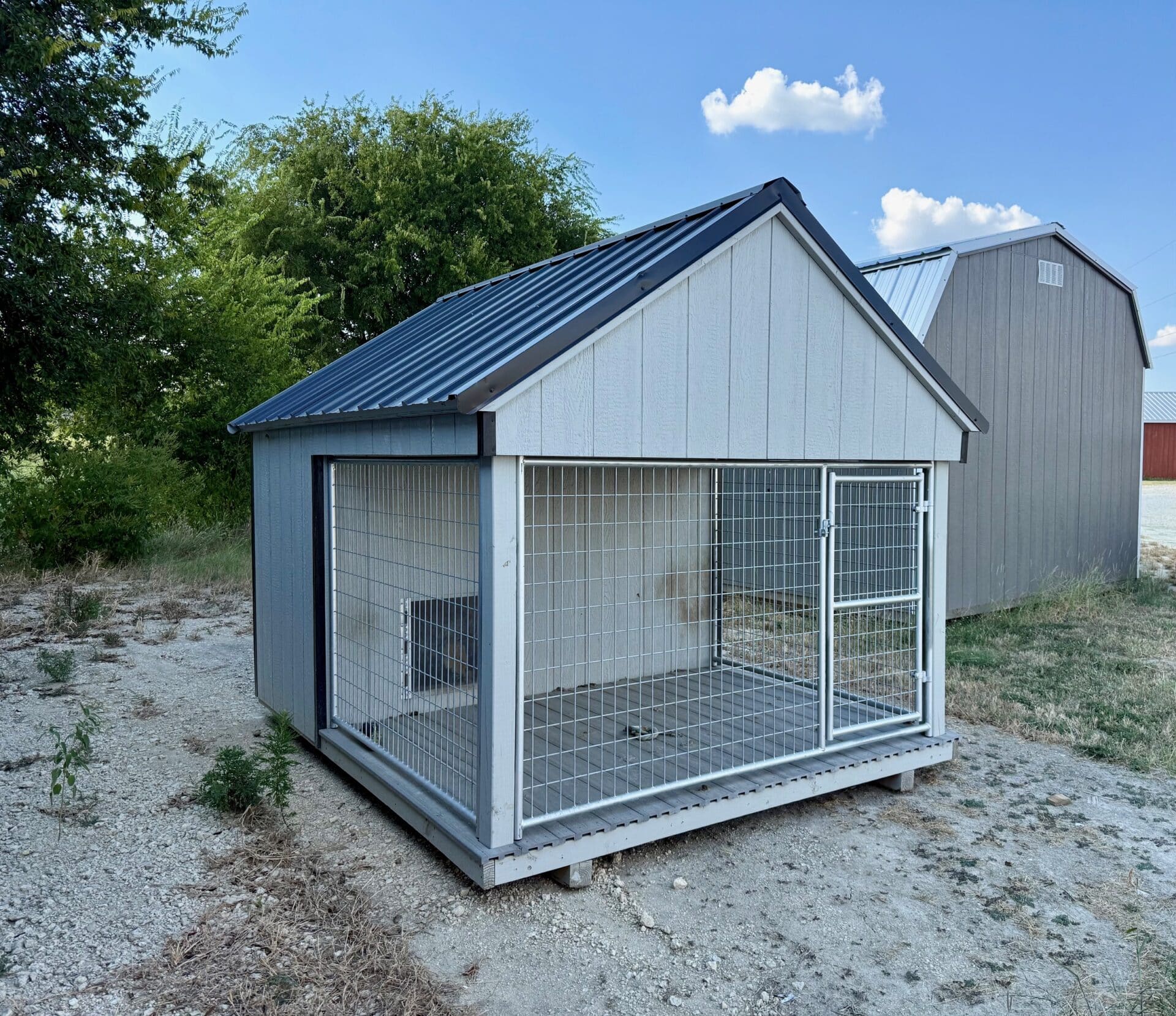 8x10 Dog Kennel, Rental Return - Lone Star Structures