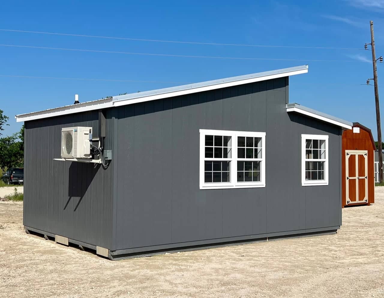 14x20 Studio Cabin, finished interior - Lone Star Structures