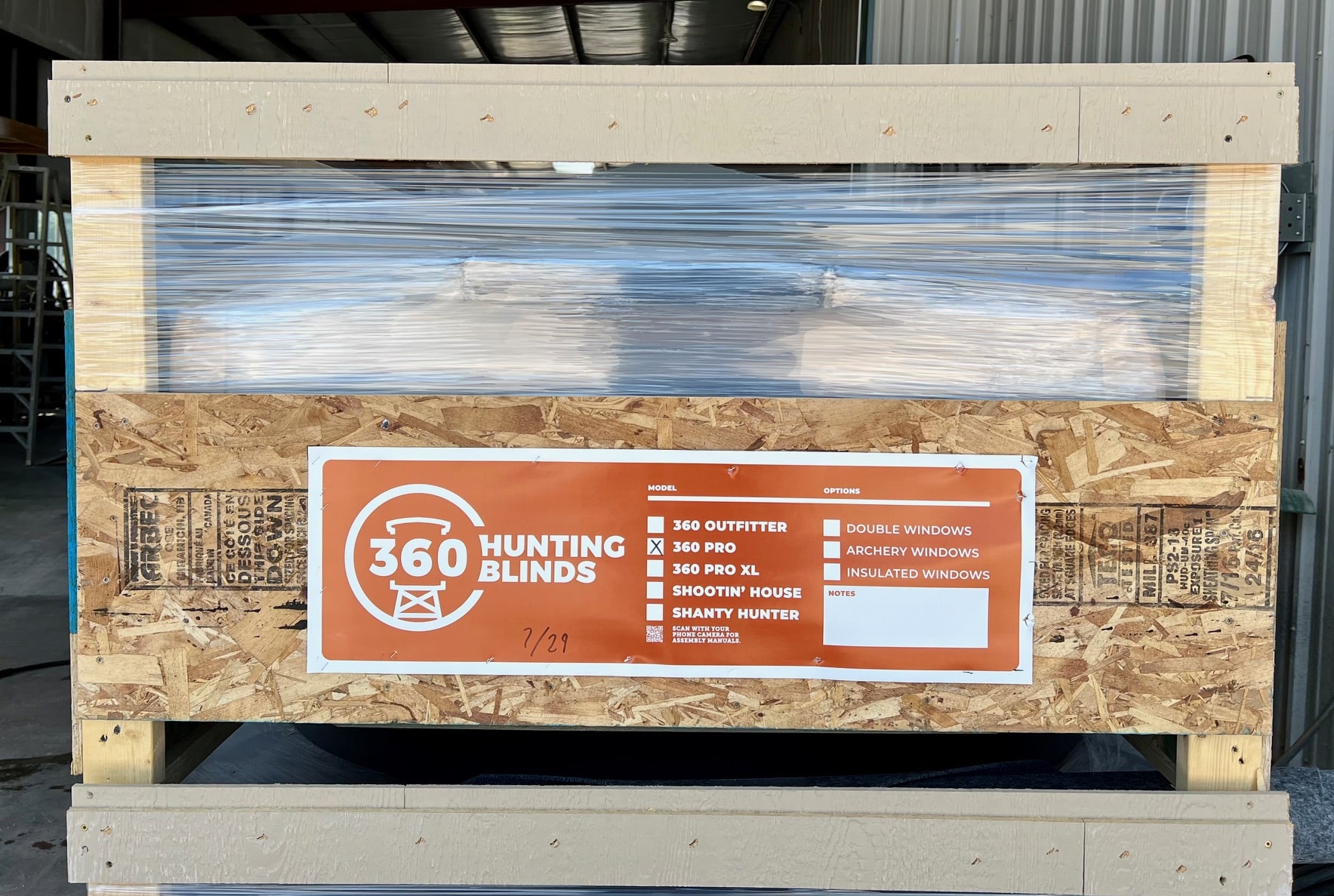 6x6 360 Pro Series Hunting Blind Kit - Lone Star Structures