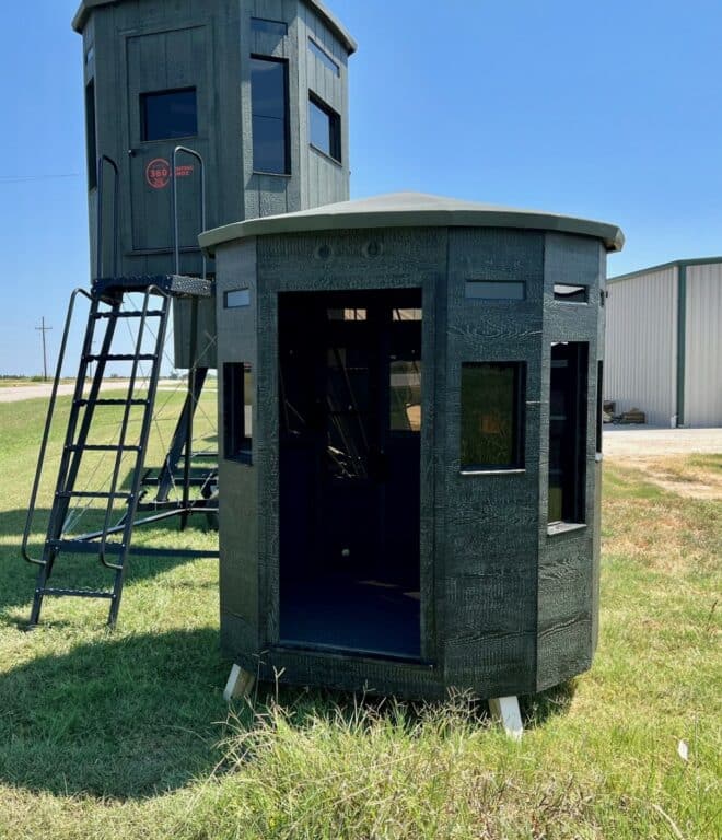 6x6 360 Pro Series Hunting Blind - Assembled - Lone Star Structures