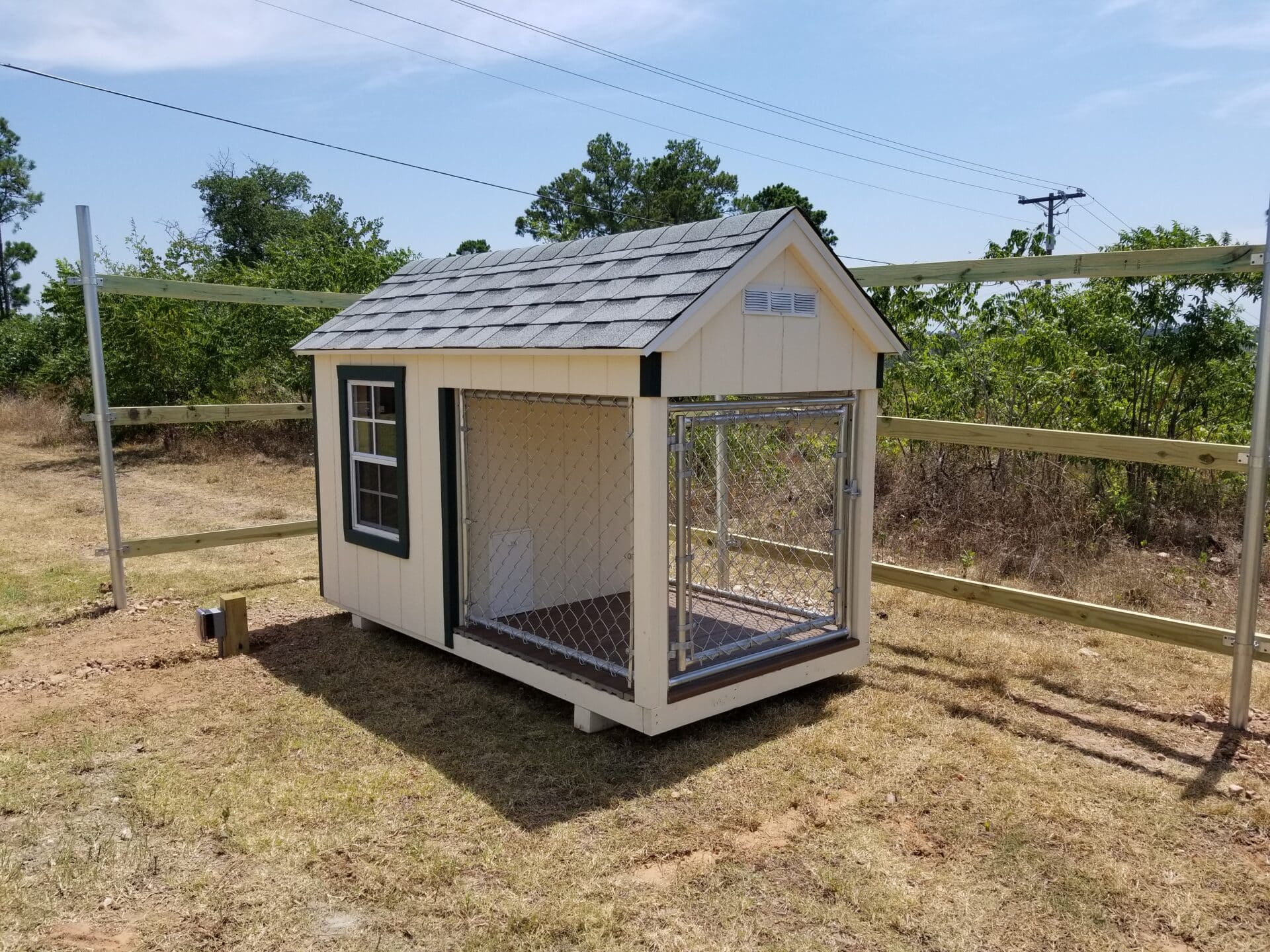 Dog Sheds For Sale in Central Texas | The Basic Dog Kennel