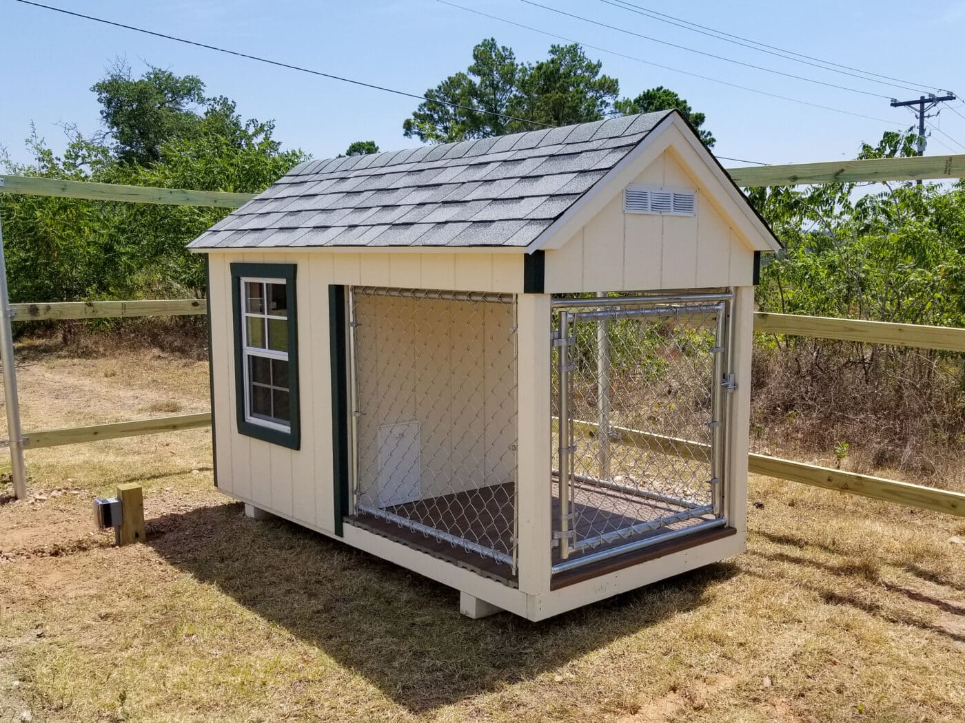 Dog Sheds For Sale in Central Texas | The Basic Dog Kennel
