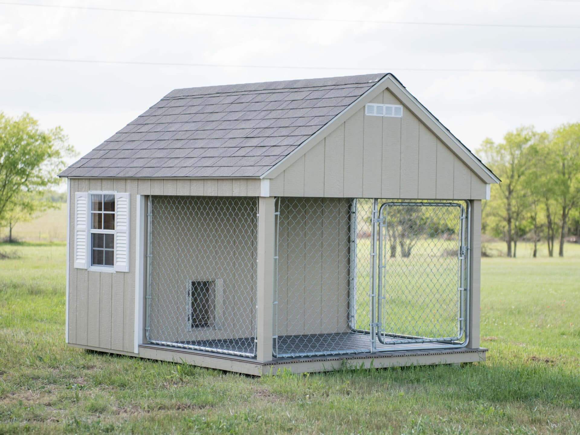 Dog Sheds For Sale in Central Texas | The Basic Dog Kennel