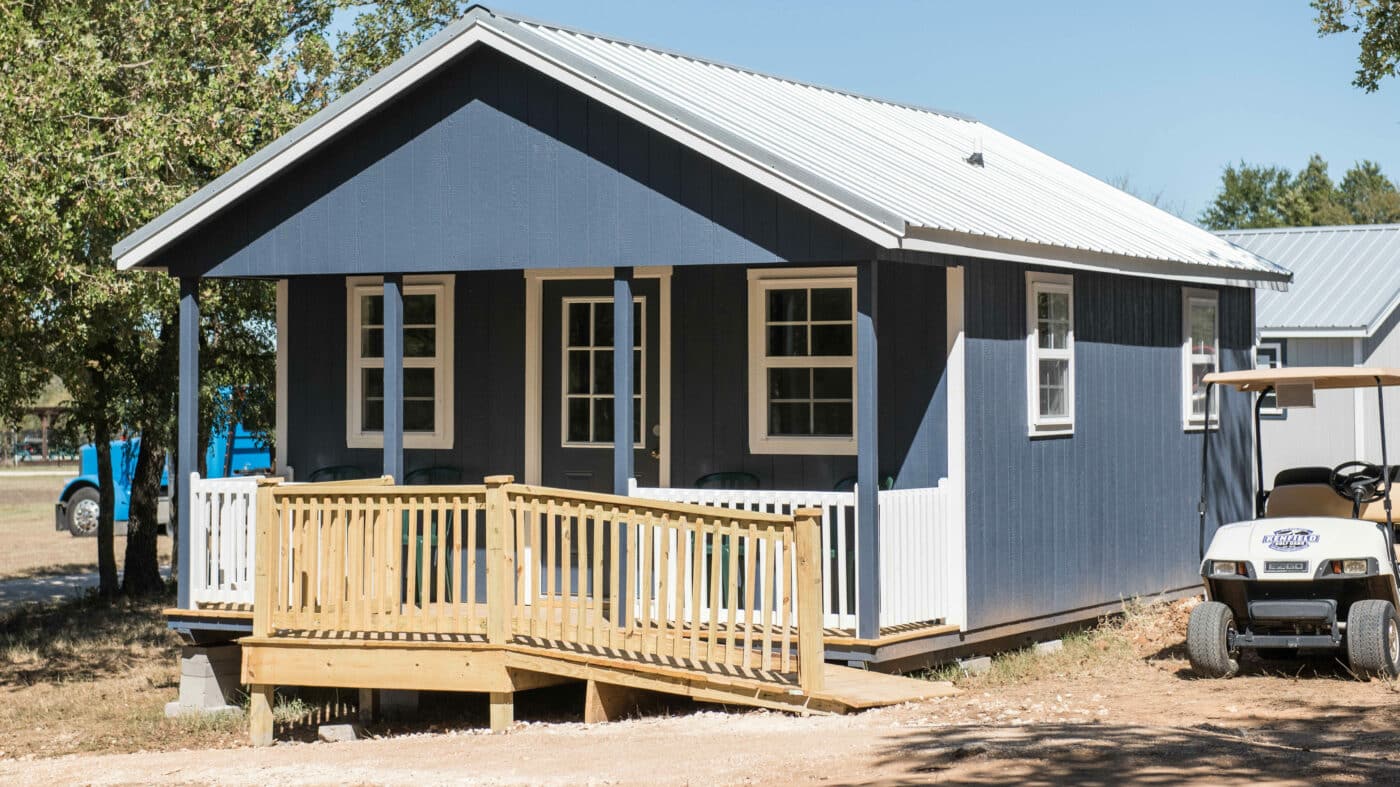 Perfect Studio Cabin Shed Shell | Lonestar Structures